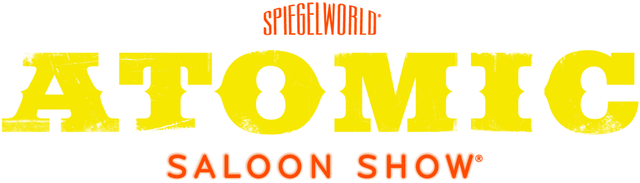 Atomic Saloon Show Menus - Spiegelworld