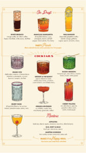 Diner Ross Menus - Spiegelworld