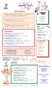 Diner Ross Menus - Spiegelworld